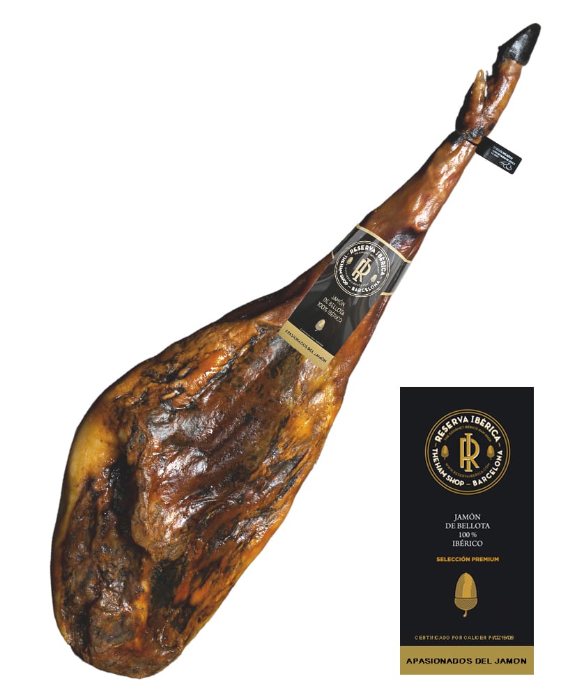 100% IBERIAN ACORN-FED HAM. Made in Guijuelo. (8-8.5kg) – RESERVA IBÉRICA
